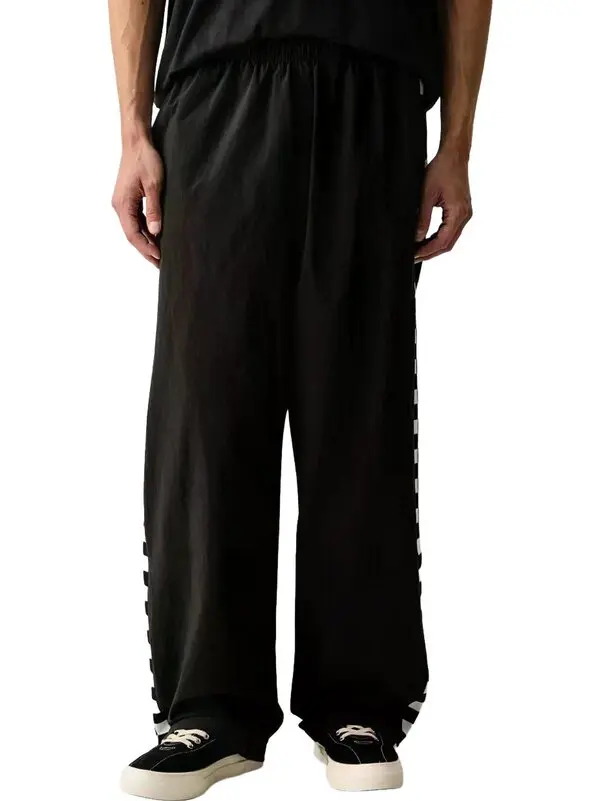 VANS Ronnie Checkerboard-print Track Pants - Black