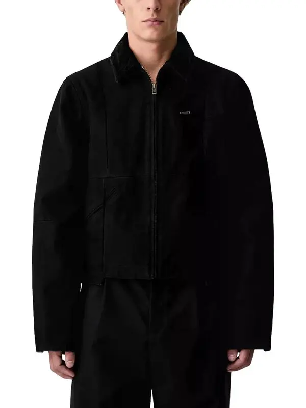 Vetements Faux-fur Trim Corduroy-collar Jacket - Black