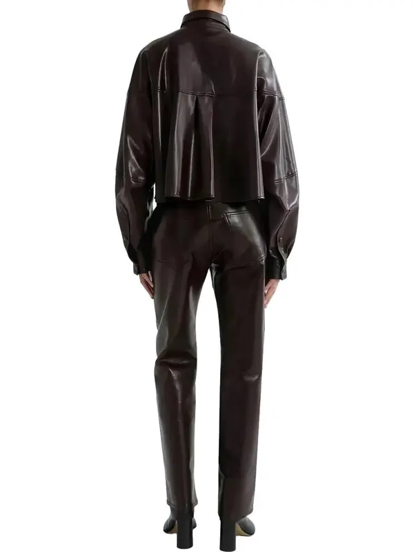 AGOLDE Agnes Cropped Jacket - Brown