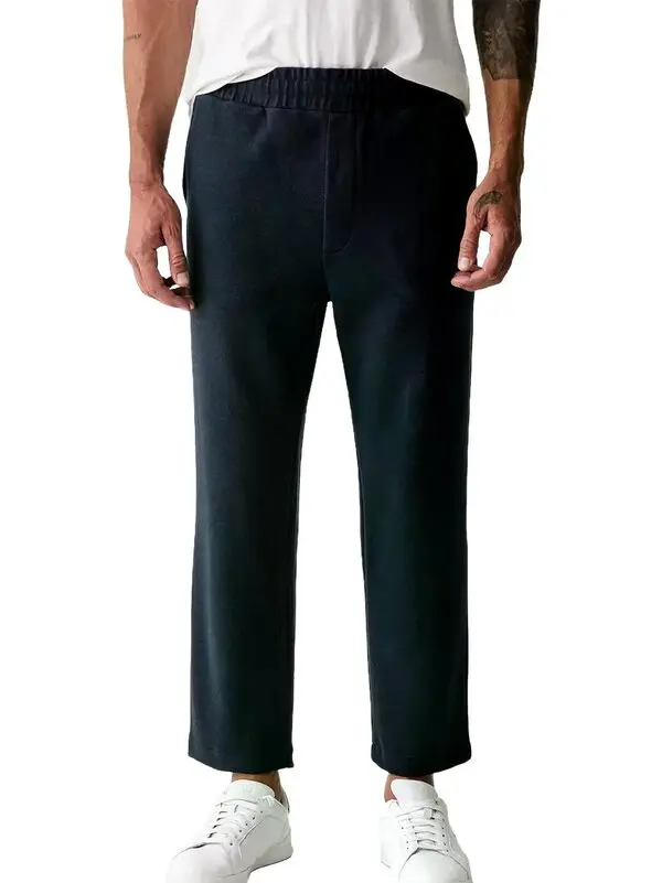 BOSS Elasticated-waistband Track Pants - Blue