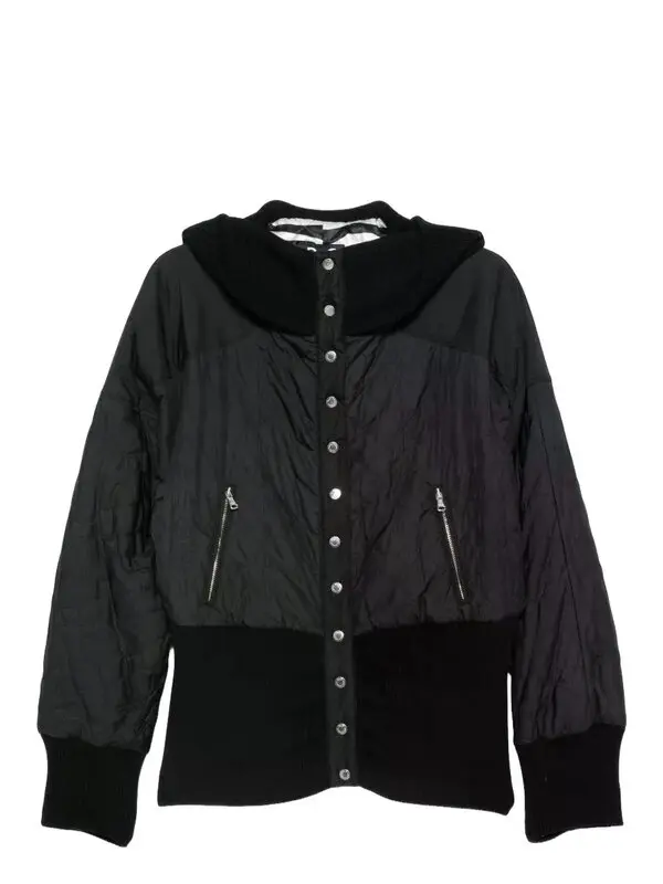 Dolce & Gabbana 2000s Quilted Panelled Jacket - Black