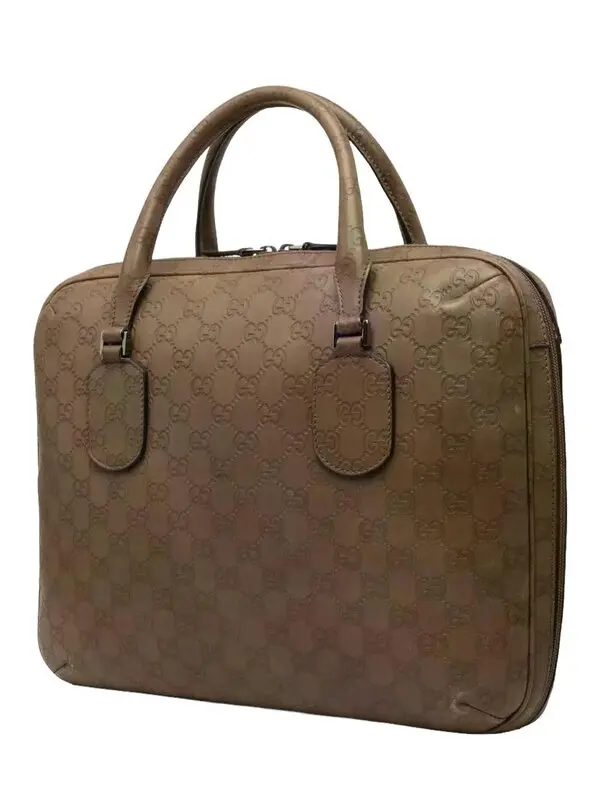 Gucci 2000-2015 Guccissima Business Bag - Brown