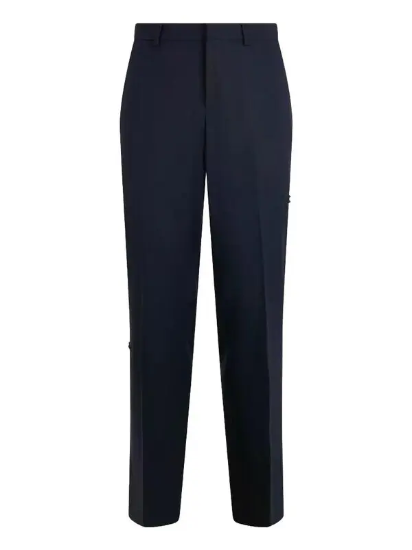 Moschino Belt-loop Trousers - Blue