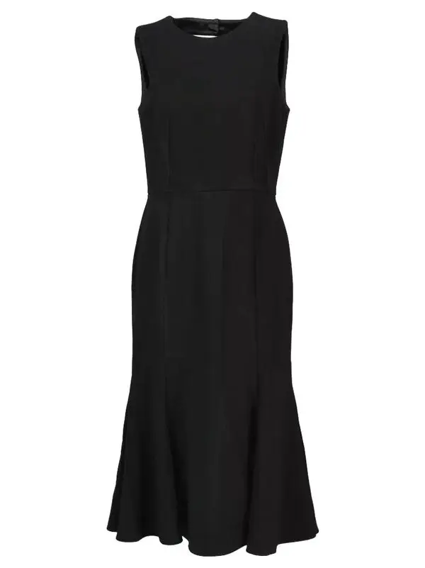 Dolce & Gabbana Open-back Midi Dress - Black