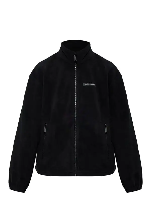 Canada Goose Tayen Logo-patch Oversized Jacket - Black