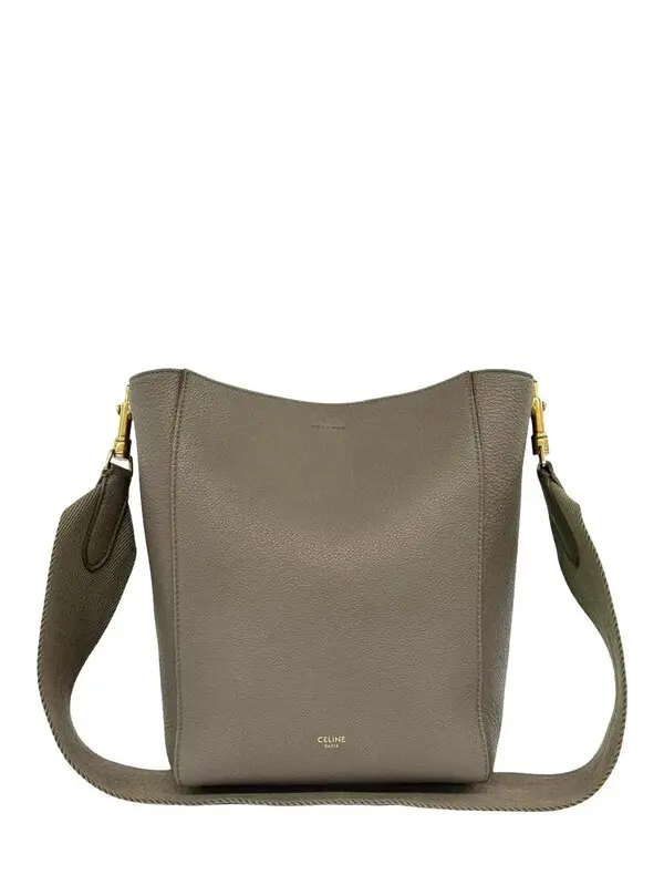 Celine 2020 Small Sangle Seau Shoulder Bag - Brown