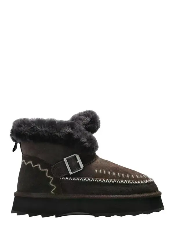 EMU AUSTRALIA Sunnie Shearling-trim Platform Boots - Brown