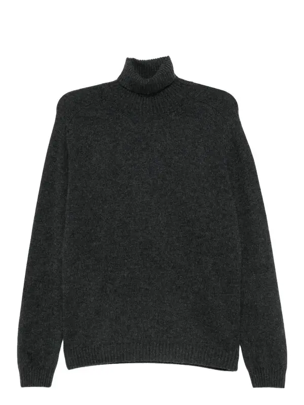 Boglioli Roll-neck Knitted Sweater - Grey