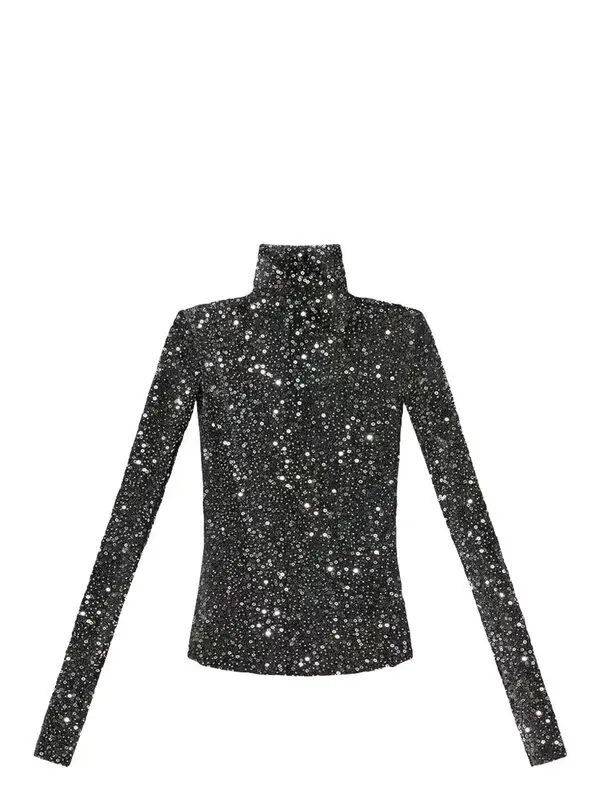 MARANT ETOILE Bead-embellished Top - Black