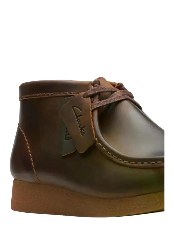 Clarks Wallabee Evo Bt Leather Desert Boots - Brown