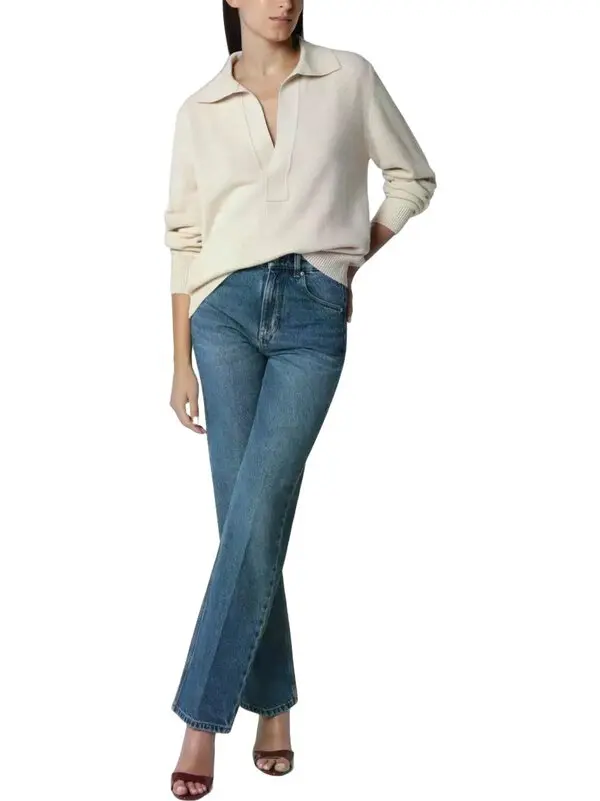 Victoria Beckham V-neck Sweater - Neutrals