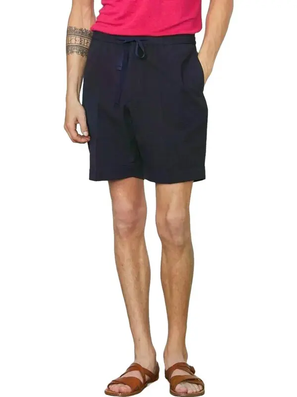 Officine Générale Phil Seersucker Shorts - Blue