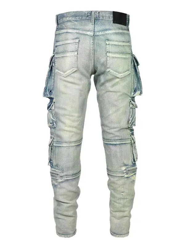 BREATH Belt-loops Jeans - Blue