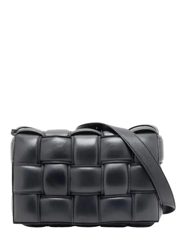 Bottega Veneta 2012-2026 Padded Cassette Crossbody Bag - Black
