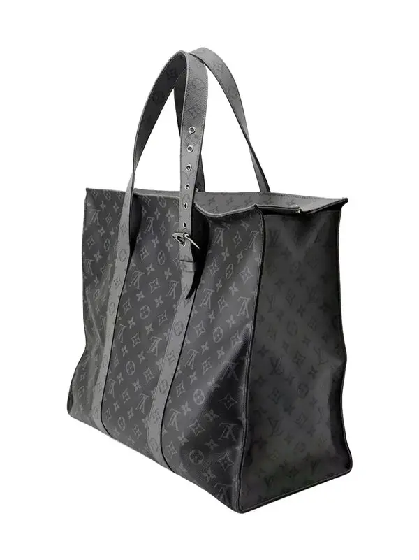 LOUIS VUITTON 2021-2026 Monogram Eclipse Cabas Zippe Gm Tote Bag - Black