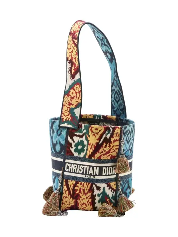 Dior 2000-2026 Paisley D Bubble Bucket Bag - Multicolour