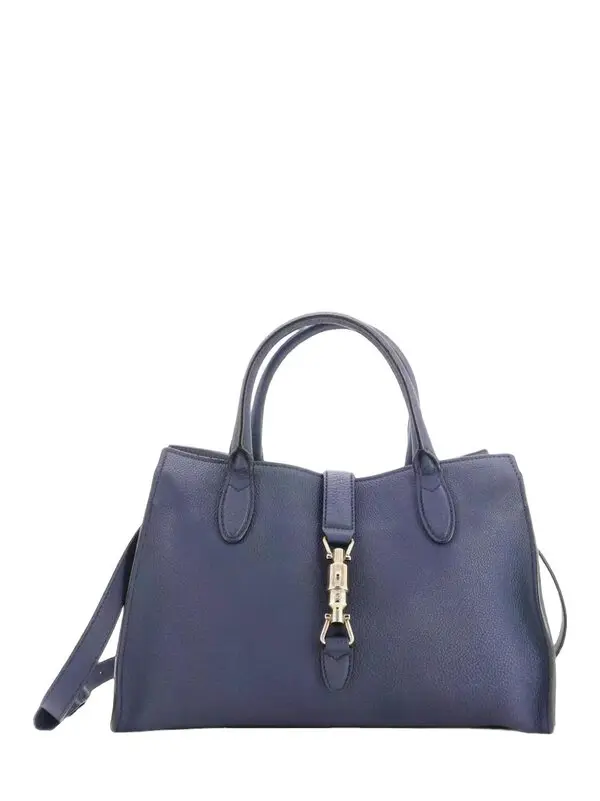 Gucci Jackie Soft Leather Small Tote Bag - Blue