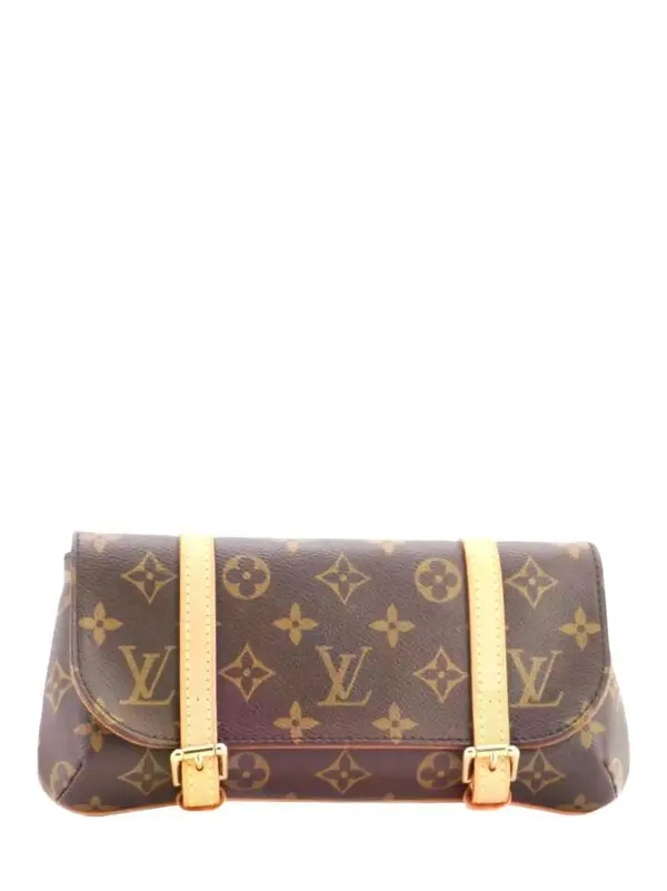 LOUIS VUITTON Marelle Waist Bag Monogram Canvas Belt Bag - Brown