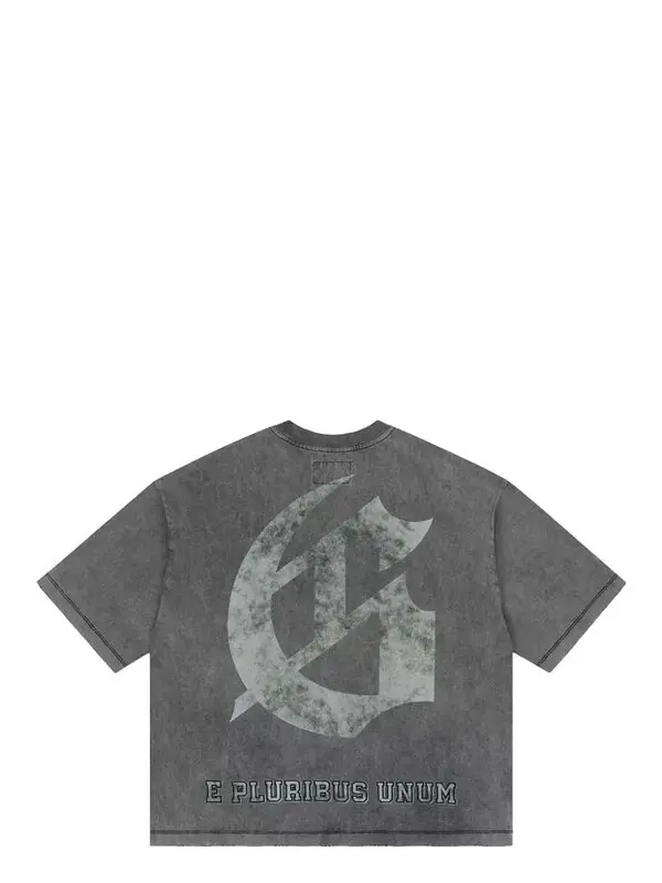 GODSPEED Collegiate Logo-print T-shirt - Grey