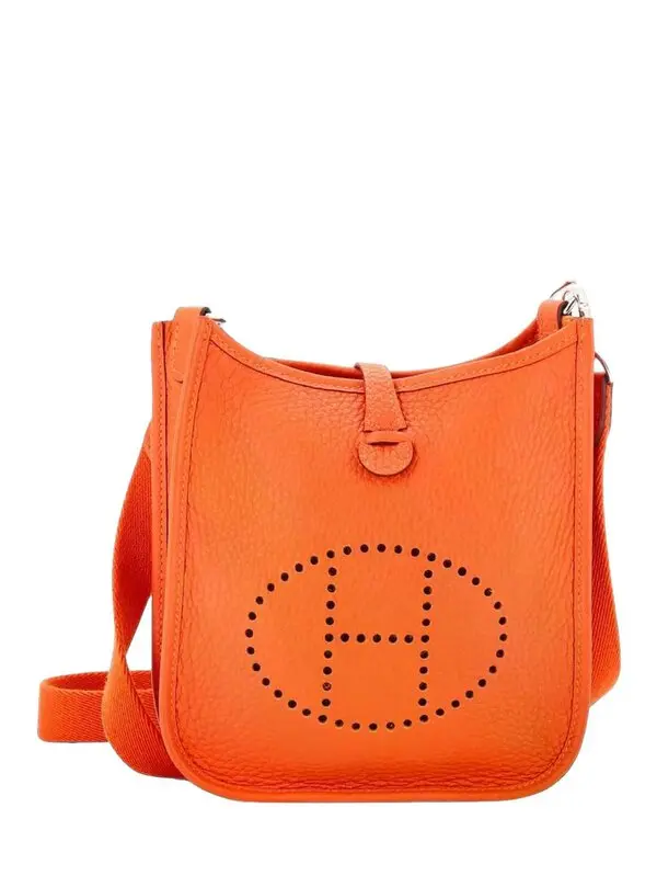 Hermès Evelyne Bag Gen Iii Clemence Tpm Crossbody Bag - Orange