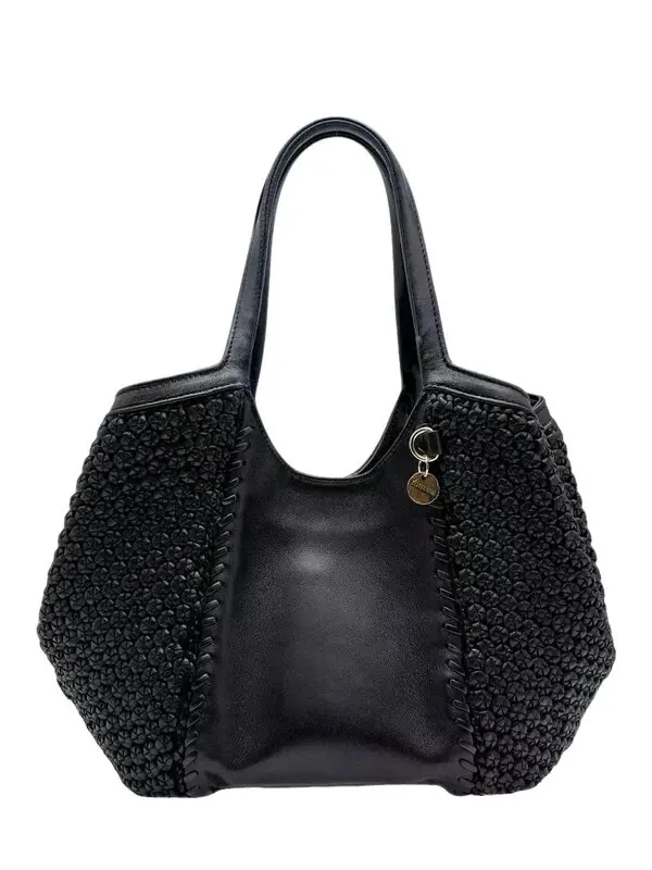 LOTTUSSE Noodluxe Woven-panel Tote Bag - Black