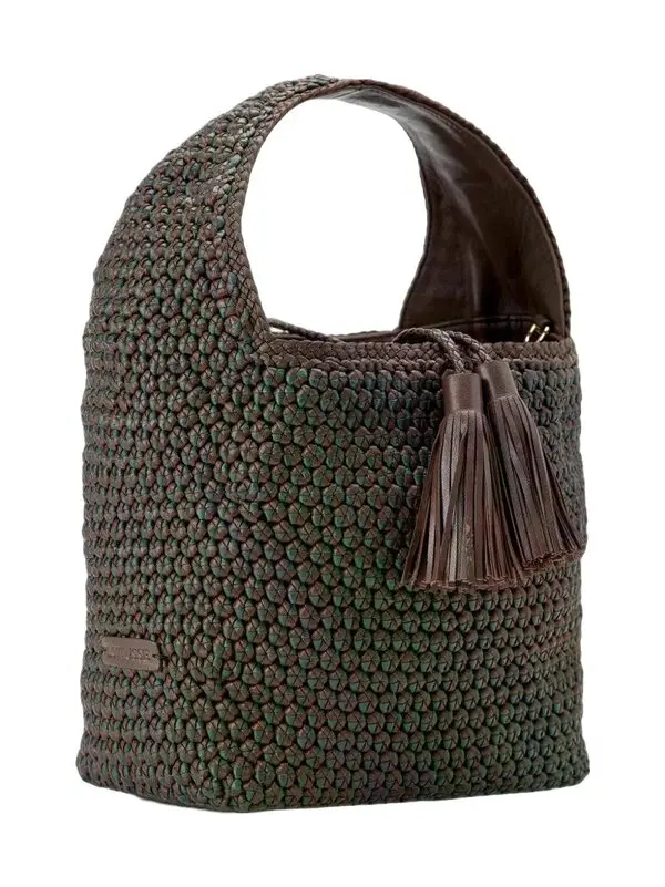 LOTTUSSE Noodbag Woven Handbag - Brown