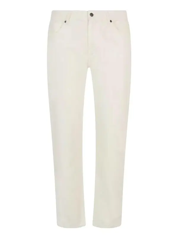 Moschino Belt-loop Straight-leg Jeans - Neutrals