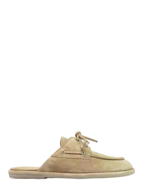 Officine Creative Love 106 Suede Lace-up Mules - Brown