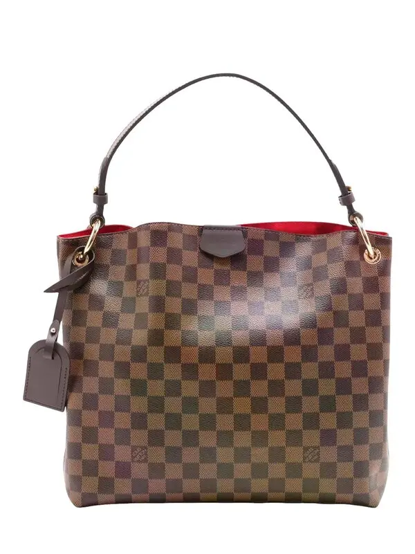 LOUIS VUITTON 2020 Damier Ebene Graceful Pm Shoulder Bag - Brown