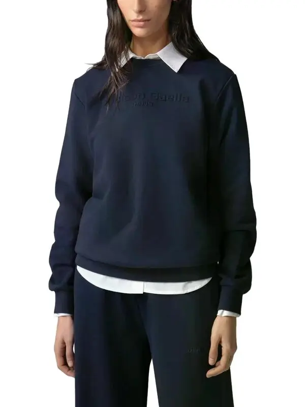 GAELLE PARIS Logo-detail Sweatshirt - Blue