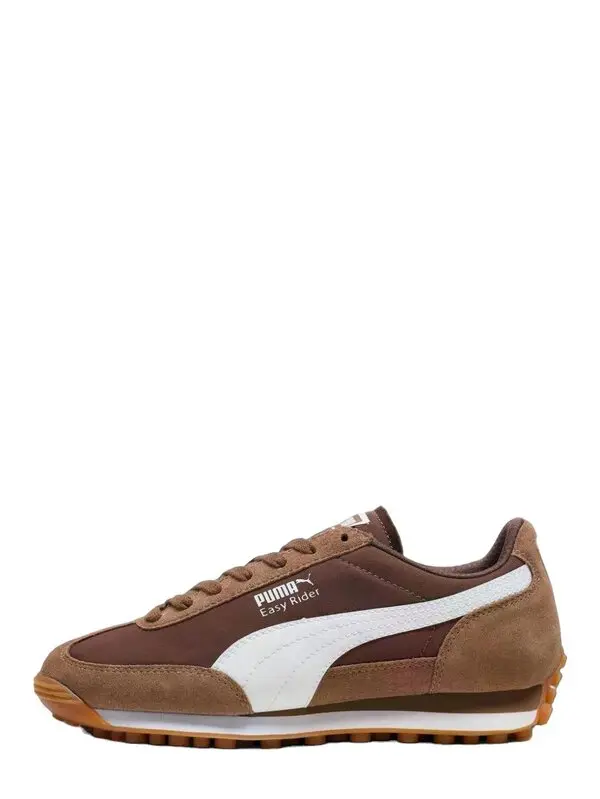PUMA Easy Rider Suede & Nylon Trainers - Brown