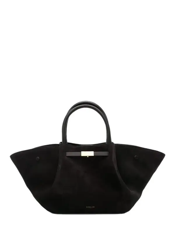 DEMELLIER Midi New York Suede Tote Bag - Red