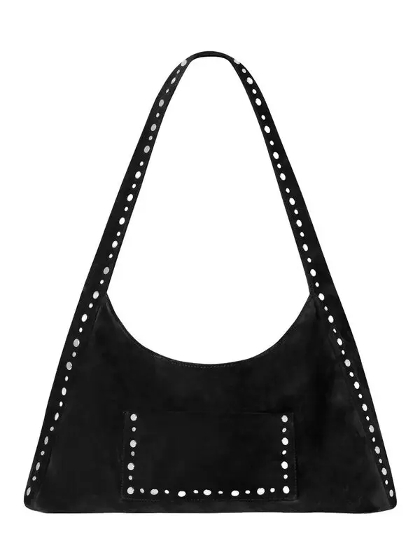 Gimaguas Maxi Franca Stud-embellished Shoulder Bag - Blue