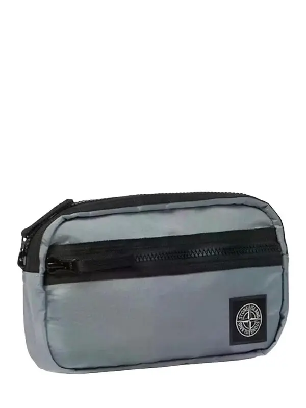 Stone Island 9200014 Coated Nylon-metal In Econyl® Belt Bag - Grey