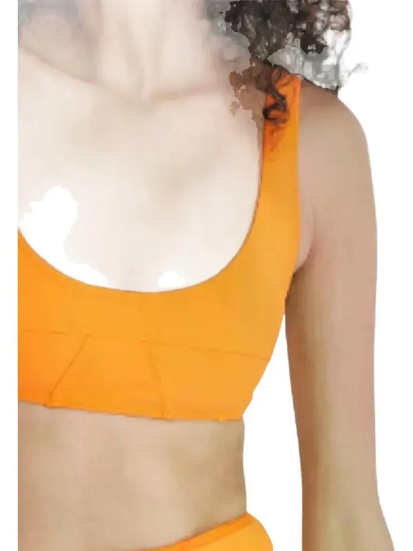 Matthew Bruch Scuba Seamed Top - Orange