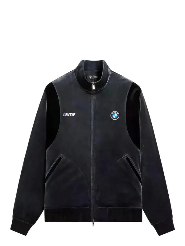 Kith X Bmw Rui Velvet Track Jacket - Black