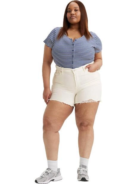 LEVI'S 501 Original High Rise Shorts - Whiteboard