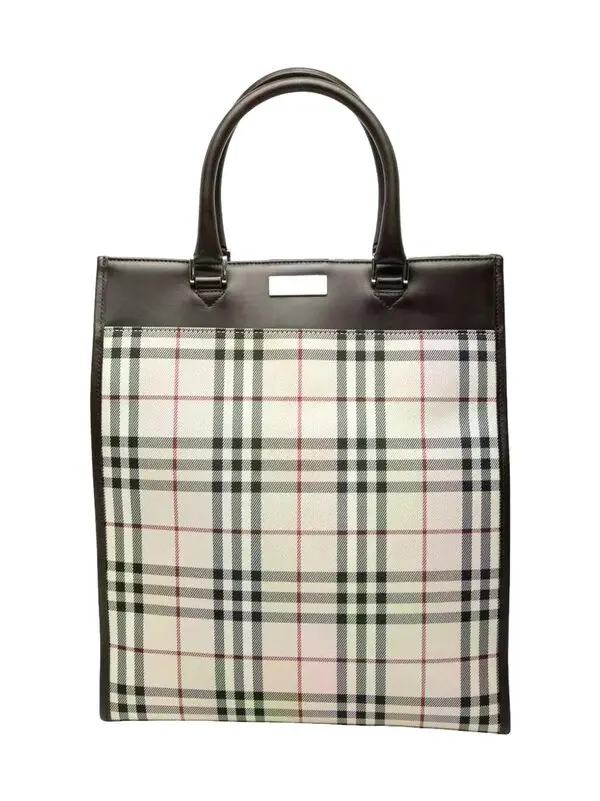 Burberry 2000-2017 House Check Canvas Tote Bag - Neutrals