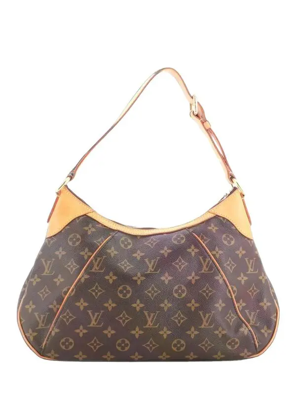 LOUIS VUITTON Thames Handbag Monogram Canvas Gm Hobo Bag - Brown