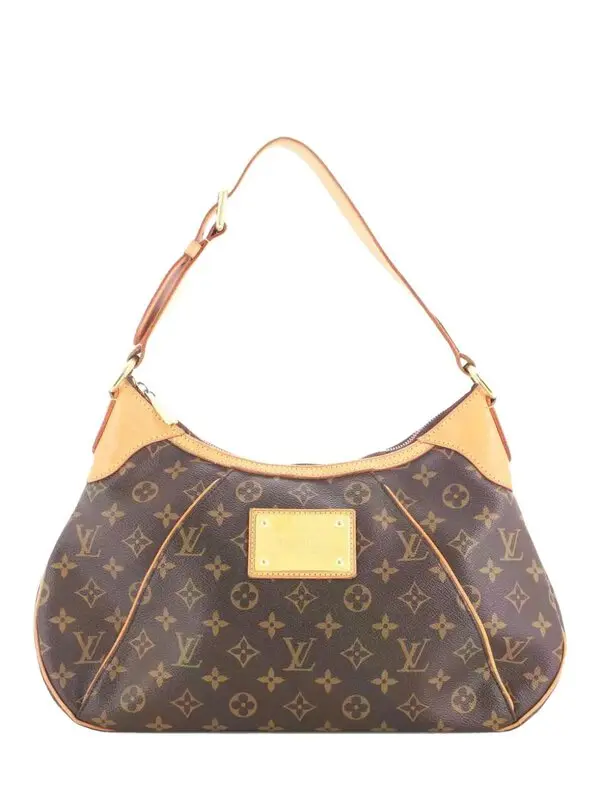 LOUIS VUITTON Thames Handbag Monogram Canvas Gm Hobo Bag - Brown