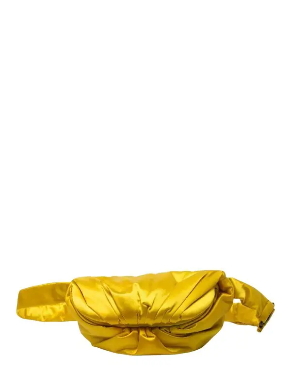 Bottega Veneta 2012-2026 Satin The Body Pouch Belt Bag - Yellow