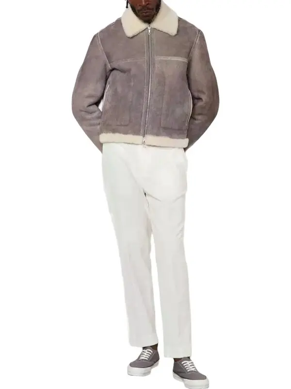 Officine Générale Isaac Shearling Jacket - Grey