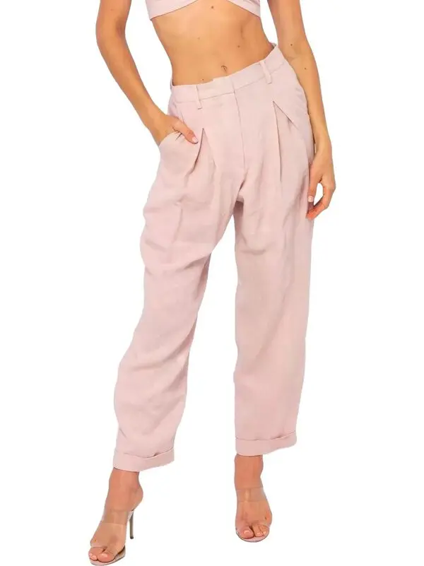 JBQ Kai Pleated Trousers - Pink
