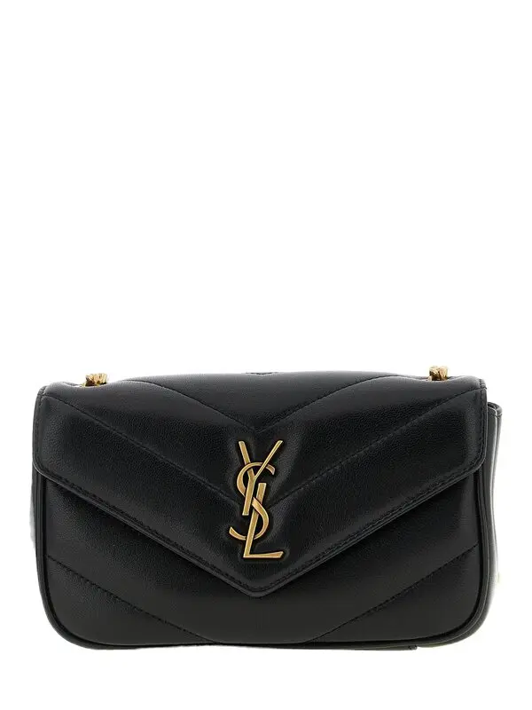 Saint Laurent Loulou' Mini Crossbody Bag - Black