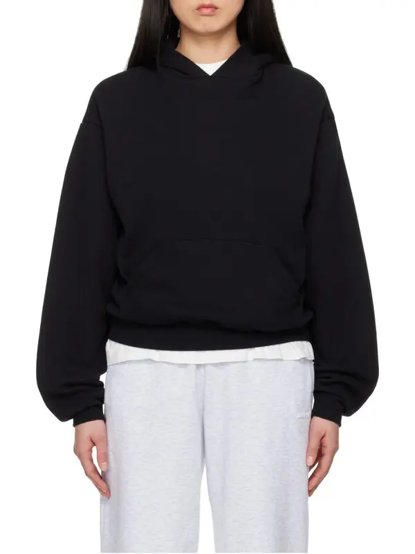 SKIMS Cotton Fleece Classic Hoodie - Black