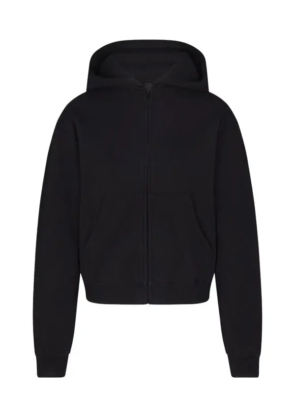 SKIMS Long Sleeve Sweatshirt - Black
