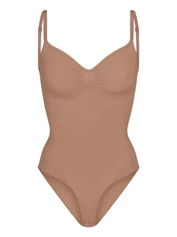SKIMS Triangular Bodysuit - Brown
