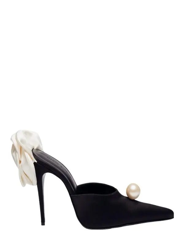 Magda Butrym Pointed-top Slip-on Sandals - Black