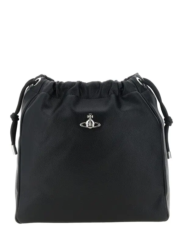 VIVIENNE WESTWOOD Hilary' Bucket Bag - Black