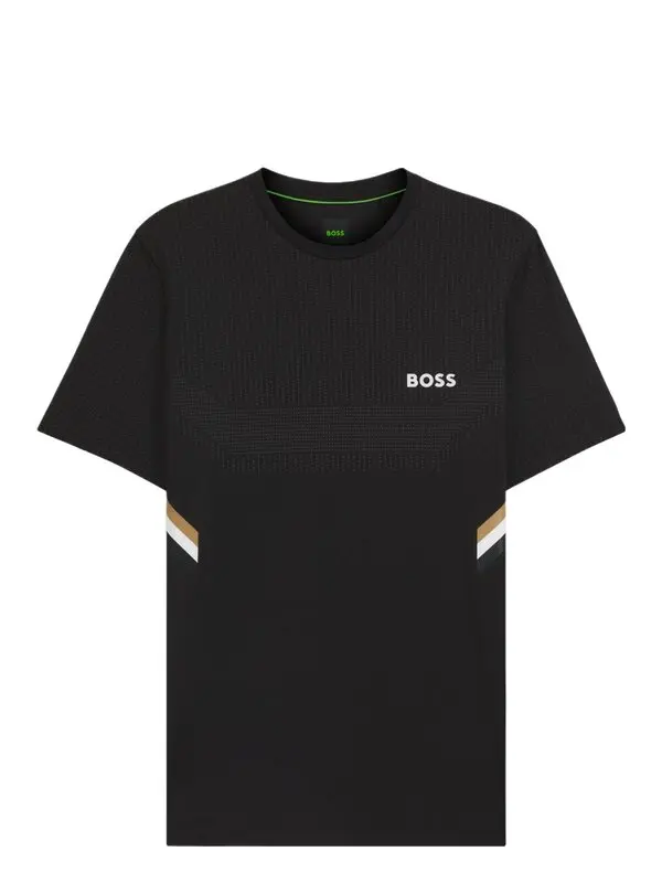 Hugo Boss Tee Tech Toc Performance Top - Black